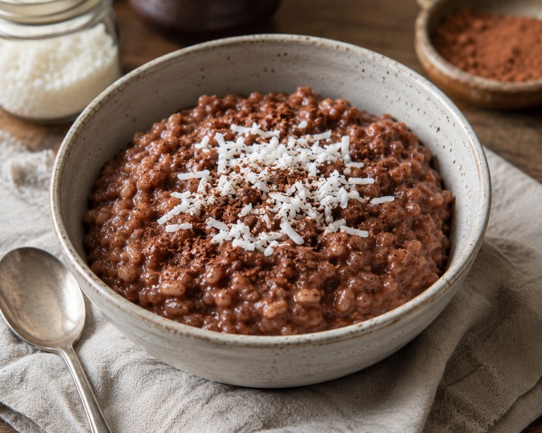 Quick Coconut Chocolate Rice Pudding – SmartSeeds